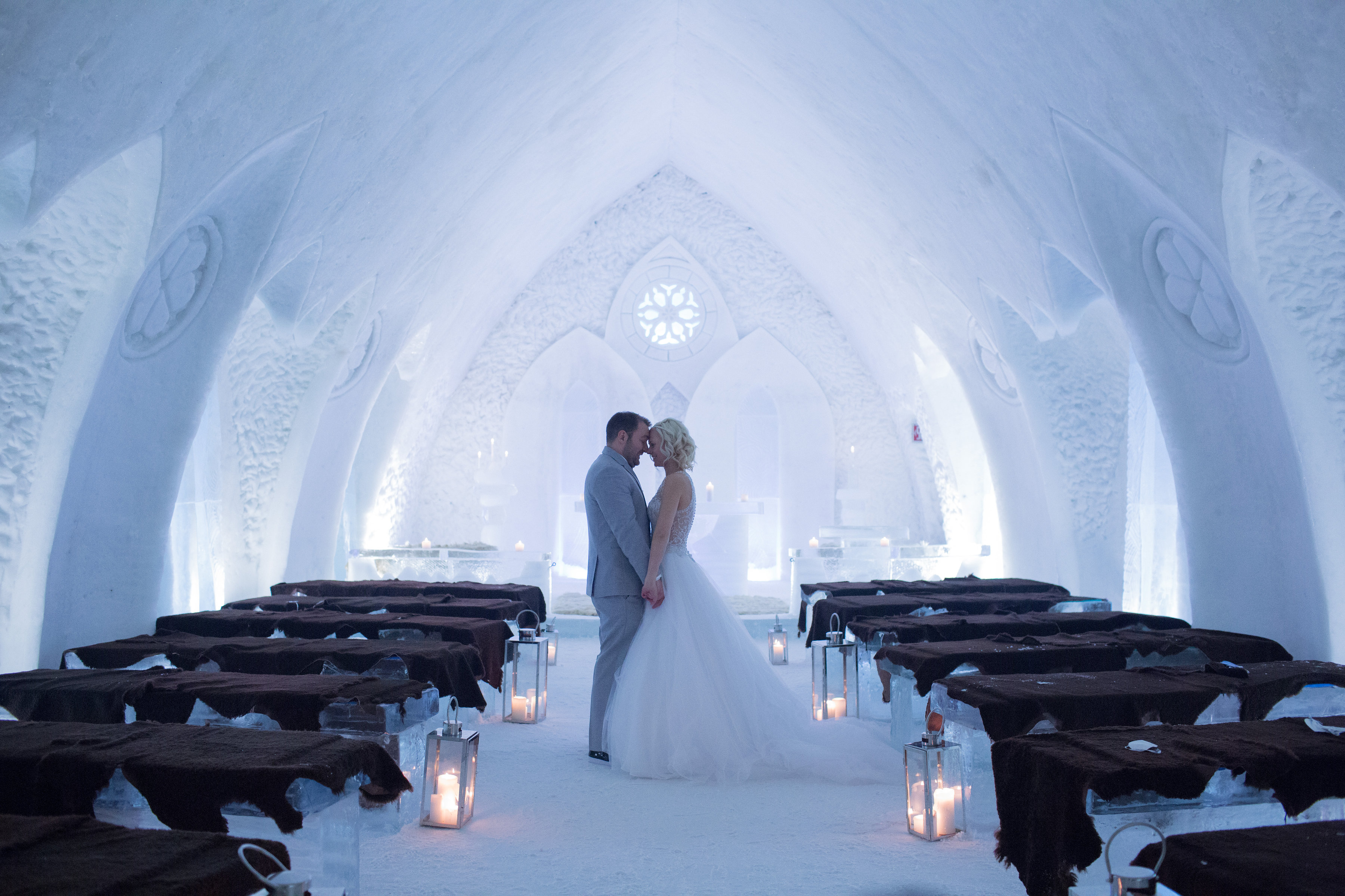 Wedding - Hôtel de Glace (ice hotel) | Village Vacances Valcartier